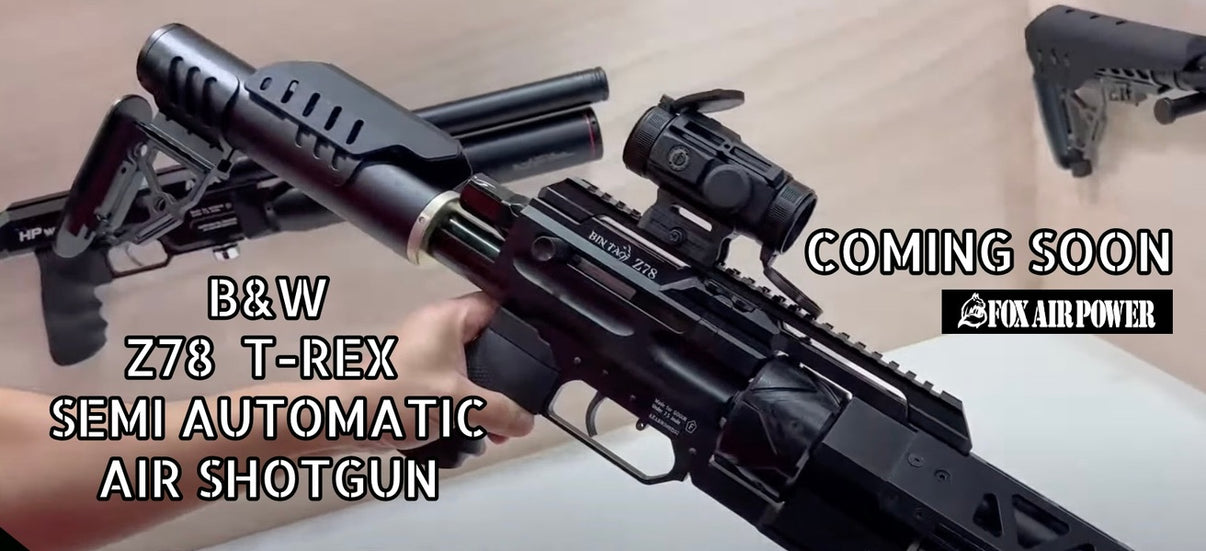B&W T-REX Z78 SEMI AUTO AIR SHOTGUN 'COMING SOON' – Fox Air Power Inc