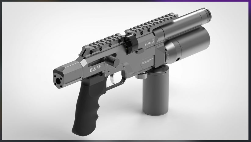 BINTAC T9 .357/9mm AIRGUN – Fox Air Power Inc