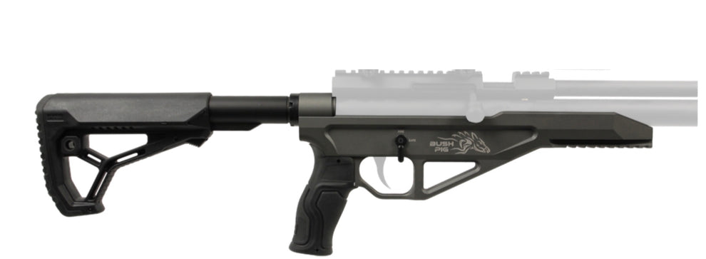 Western Bush Pig Chassis Stock Tungsten – Fox Air Power Inc