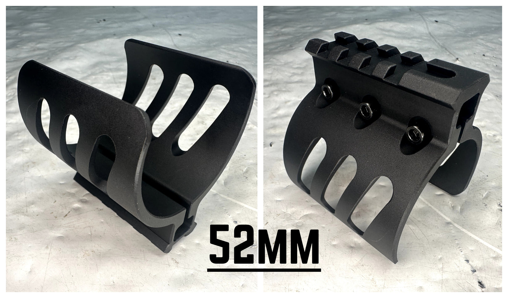 PICATINNY RAIL BOTTLE CLAMP 52MM & 41MM – Fox Air Power Inc