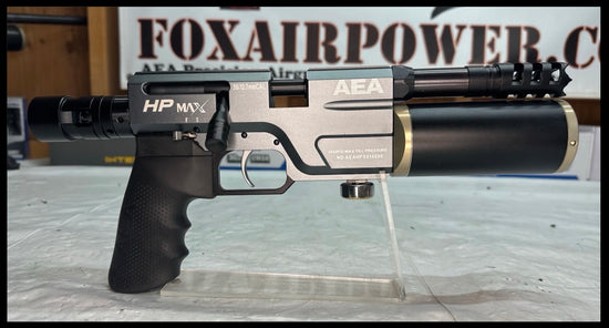 M50 PISTOL WITH 5" BARREL - .45, .50 & .51 CALIBER – Fox Air Power Inc