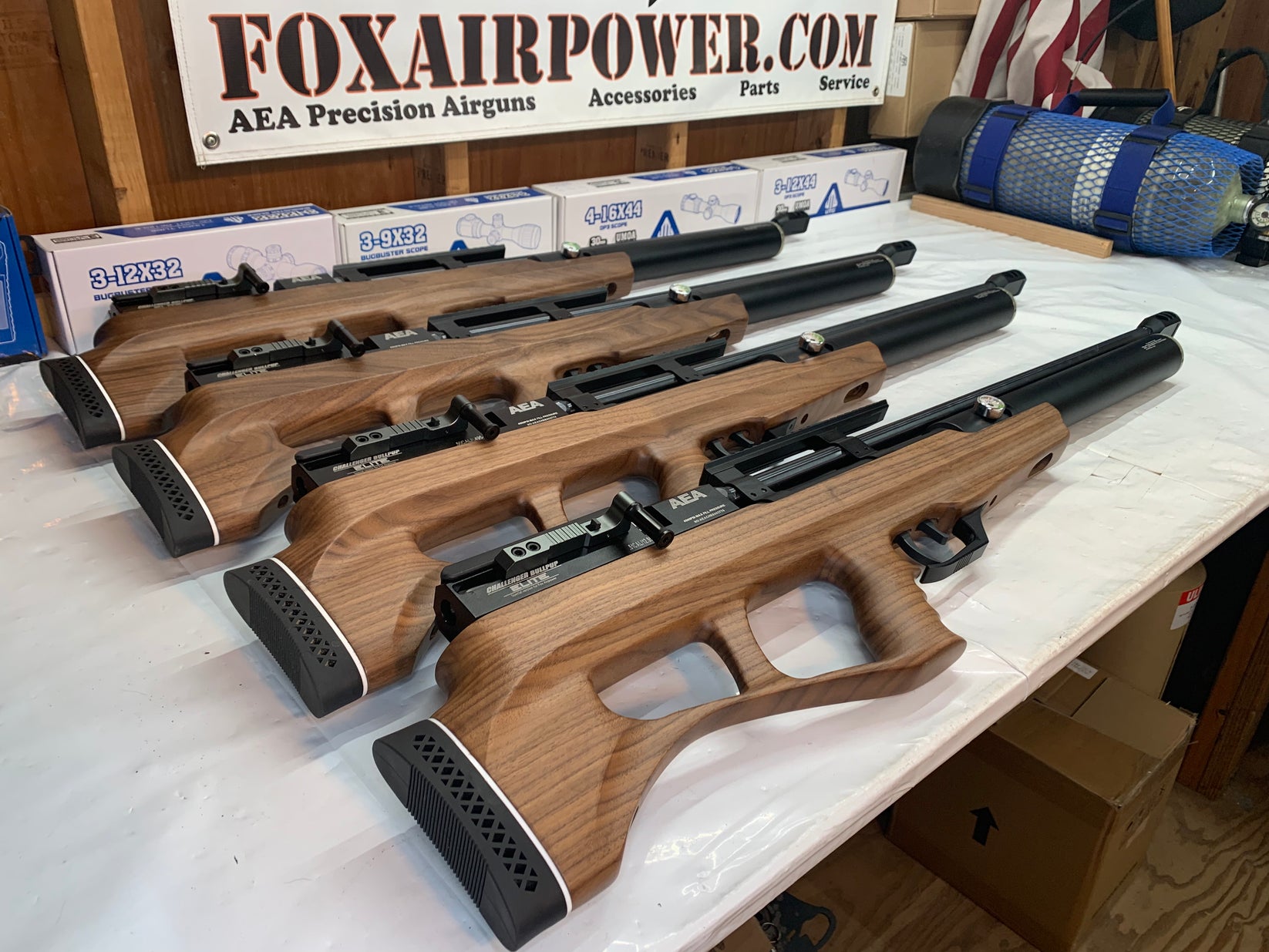 AEA CHALLENGER ELITE REGULATED BIGBORE BULLPUP .35, .45, .50 & .51 CAL ...